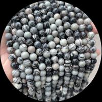 China Natural Rhodonite Gemstone Beads Round Shape 8mm Polished Loose Bead Strands for Jewelry Making for sale