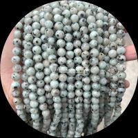 China Natural Round Gemstone Beads 8mm Kiwi Jasper Lapis Lazuli Loose Bead Strands for DIY Jewelry Making for sale