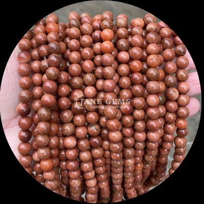 China Natural Gemstone Loose Bead Strands 8mm Round Cut Crystal Healing DIY Jewelry Making for sale