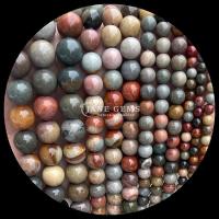 China Natural Gemstone Beads 8mm Round Loose Strands for DIY Jewelry Making Healing Crystal Assorted Colors for sale