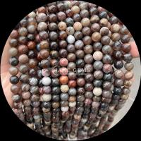 China Natural Gemstone Round Beads 8mm Assorted Colors Unakite Agate Loose Strands for Jewelry Making for sale