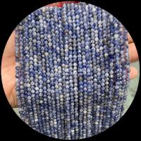 China Natural Gemstone Beads Round Shape 8mm Multi Color Rose Quartz Lapis Lazuli Faceted Loose Bead Strands for DIY Jewelry for sale