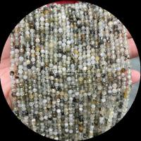 China Natural Round Morganite Clear Quartz Crystal Healing Loose Gemstone Bead Strands 8mm for DIY Jewelry Making for sale