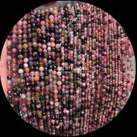 China Natural Gemstone Round Loose Bead Strands 8mm DIY Jewelry Making Healing Crystal Dalmatian Jasper Tourmaline for sale