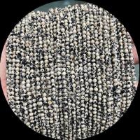 China Natural Gemstone Round Loose Bead Strands 8mm DIY Jewelry Making Healing Crystal Dalmatian Jasper Tourmaline for sale