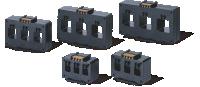 China Rectangular Three Phase Current Transformer 200 5A Sensor Open Close Structure for sale