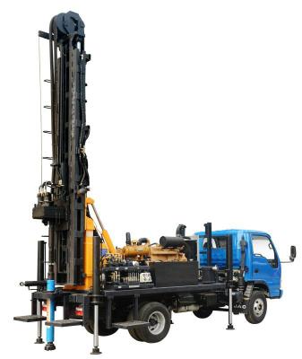 China KW20 Hydraulic Truck Mounted Water Well Drilling Rig - 200m Depth, 4-20 Inch Diameter, 92KW Diesel Engine for sale