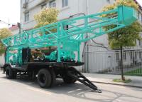 China SPJT300 Trailer-Mounted Rotary Water Well Drilling Rig - 500mm Diameter, 300m Depth, 80hp Power for sale