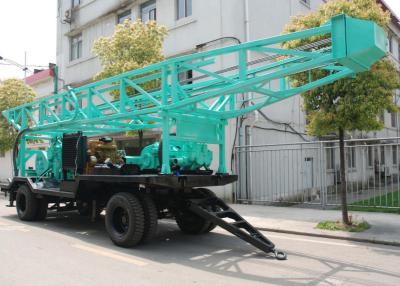 China SPJT300 Trailer-Mounted Rotary Water Well Drilling Rig - 500mm Diameter, 300m Depth, 80hp Power for sale
