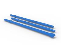 China Industrial Drill Rods 300mm-6000mm for Rock Drilling - Tapered & Threaded Connection Options for sale