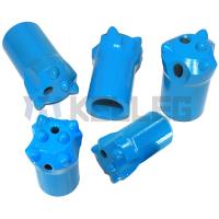 China Top Hammer Rock Drill Bits 7/11/12 Degree Tapered Button Bits for Mining - 32-41mm Diameter Range for sale