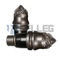 China Tungsten Carbide Core Barrel Bullet Teeth 25mm Head Diameter for Rock Bore Pile Augers and Coal Mining for sale