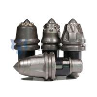 China Tungsten Carbide Core Barrel Bullet Teeth 25mm Head Diameter for Rock Bore Pile Augers and Coal Mining for sale