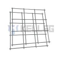 China Q195 14×14mm Steel Welded Wire Mesh for Bridge Construction - 5-18mm Rebar Diameter Options for sale