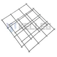China Q195 14×14mm Steel Welded Wire Mesh for Bridge Construction - 5-18mm Rebar Diameter Options for sale
