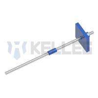 China ASTM A722 PSB830 Ground Anchor Thread Bar 20mm 25mm 32mm for Slope Engineering with 85μm Galvanized Coating for sale