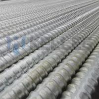China ASTM A722 PSB830 Ground Anchor Thread Bar 20mm 25mm 32mm for Slope Engineering with 85μm Galvanized Coating for sale