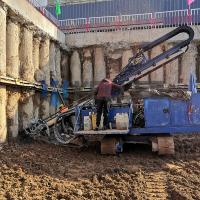 China Full Hydraulic Crawler Mobile Anchoring Drilling Rig for Self-Drilling Anchor Bars - 3300mm Lifting Height, 2900-3700 bpm Impact for sale