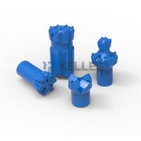 China Top Hammer Rock Drilling Tools R32 51/54/57mm rock drilling rod Button Drill Bits Thread Button Bit for sale
