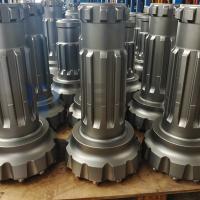 China 140mm Convex Face Tungsten Carbide DTH Button Bits with Spline Couplings for Rock Drilling for sale