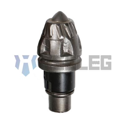 China 25mm Tungsten Carbide Bullet Drill Teeth for Foundation Drilling Tools - 43.5mm Shank Diameter for sale