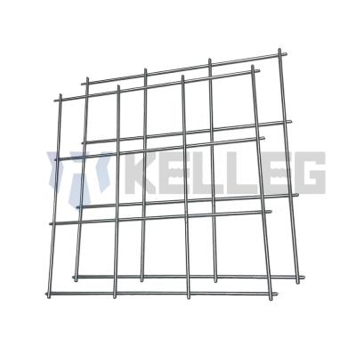 China Galvanized Steel Wire Mesh Panel 100x100mm to 200x200mm Grid with 5-18mm Rebar Diameter for Concrete Reinforcement for sale