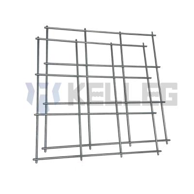 China Hot Dipped Galvanized Steel Bar Welded Mesh 100x200mm Grid for Concrete Slab Reinforcement for sale
