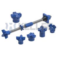 China ISO 9001 Certified T52 Hollow Anchor System Full Threaded Steel Self Drilling Bar Rock Bolt 52mm 929kN Load Capacity for sale