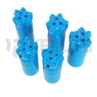 China R28 R32 Threaded Button Bits for Rock Drilling - 33-76mm Diameter with Ballistic Carbides for Mining and Quarrying for sale