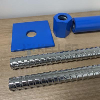 China Precision Rolled Threaded Steel Bar Anchor System 20-32mm for Tunnel Engineering for sale