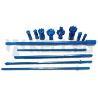 China Top Hammer Drill Rock Button Bits Taper Bits 32-42mm for Quarrying Mining for sale