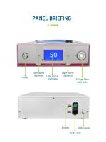 China 100W LED Cold Light Source for Endoscopy LN-Z320G 3000K-7000K Color Temperature Adjustable for sale