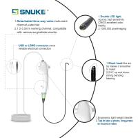 China Dispoable Flexible Endoscope Camera with 2.8mm Minimum OD and USB LEMO Connectivity for ENT Urology and Bronchoscopy for sale