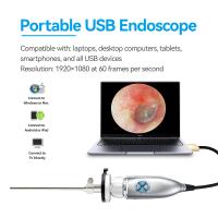 China Latest FHD Portable Electric Endoscope Handle with Control Buttons for Medical Imaging can connect to computer for sale