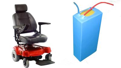 China 24V 10Ah Lithium Battery for Electric Wheelchair Long Cycle Life Compact Design for sale