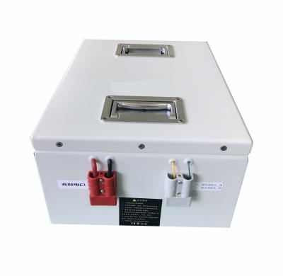 China 48V 40Ah Lithium Ion Battery for AGV Shuttle Yacht with RS485 Communication for sale