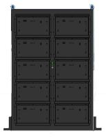 China 50kWh 48V 1000Ah Lithium Ion Solar Energy Storage Battery Bank with RS485 Communication for sale