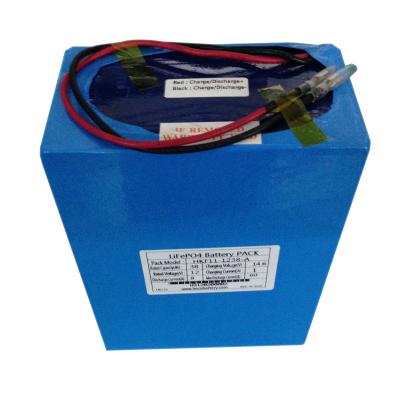 China Customized 24V 20Ah LiFePO4 Battery Pack Rechargeable Lithium Polymer High Energy Density for sale
