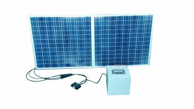 China 24V 100Ah Lithium Ion Solar Kit with PV Panel Charge Controller and Inverter for sale