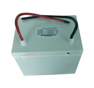 China Solar System Component 12V / 50Ah Solar Lithium Batteries With Battery Housing for sale