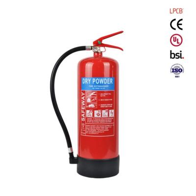 China Portable 9KG St12 Dry Powder Fire Extinguisher 180mm Diameter Convex Foot for sale