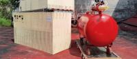 China 500L Mobile Foam Cart Fire Fighting Equipment with 0.25%-6% Adjustable Foam Proportion and Carbon Steel Tank for sale