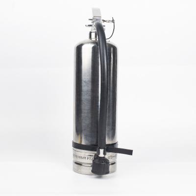 China 25bar Stainless Steel Fire Extinguisher - 232mm Diameter, 1.2mm Thickness, CE/ISO Certified for Class A-F Fires for sale