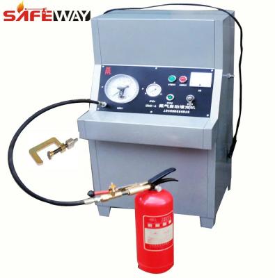 China Automatic Fire Extinguisher Refill Machine 100kg/h Capacity 2-3s Filling Speed PLC Control for sale