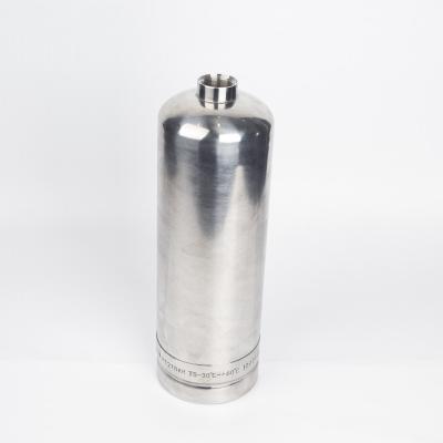 China Red Empty Fire Extinguisher Cylinder 15MPa 5L Stainless Steel Firefighting Tank for sale