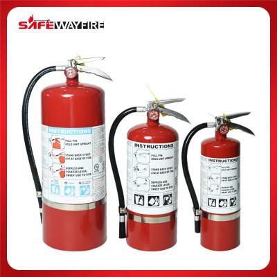 China Wet Chemical Fire Extinguisher 360mm 5.5LB UL Certified Stainless Steel Foam Suppression System for sale