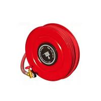 China Stainless Steel Single Jet Fire Hose Reel 0.8Mpa Outlet Pressure 15m Hose Length for sale