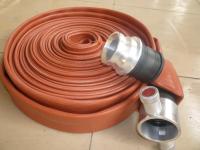 China 30m Rubber Fire Extinguishing Hose 2.5 Inch Diameter 20 Bar Pressure Fire Hydrant System for sale