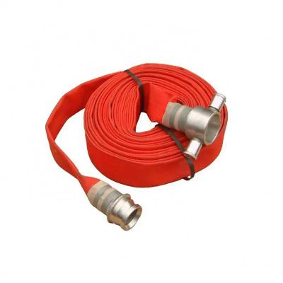 China Safewayfire SWHH Fire Hydrant Hose 30m Length 2.5 Inch Diameter 20 Bar Pressure Red Rubber Construction for sale