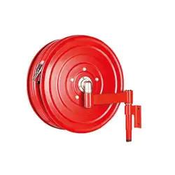 China 15mm Nozzle Automatic Fire Hose Reel System - 15m Length, 50L/min Flow Rate, Stainless Steel Construction for sale
